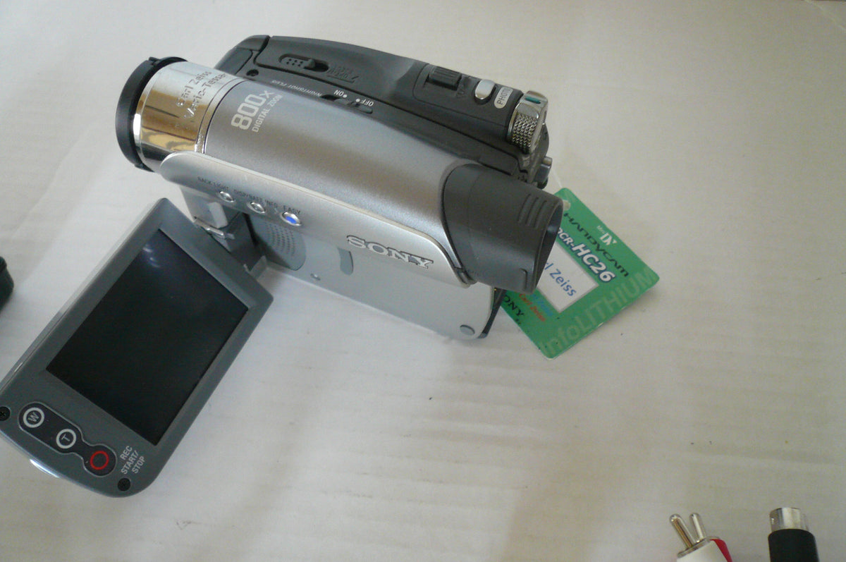 Sony DCR-HC26 standard format mini DV NTSC camcorder – I & N Electronics