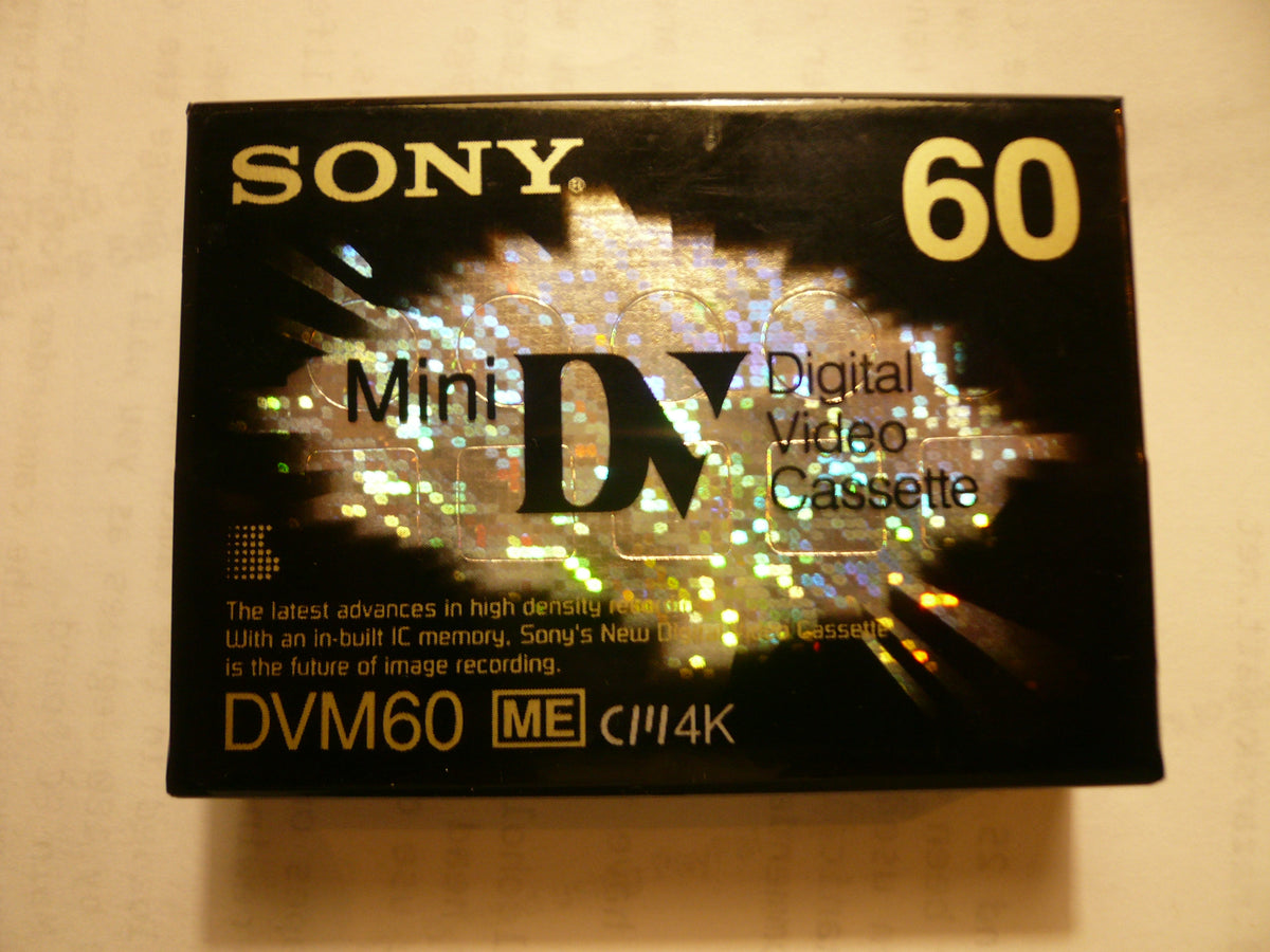 Sony DVM60ME MiniDV tape – I & N Electronics