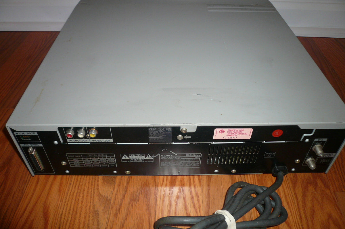 Sony MDP1700AR laserdisc CD CDV LD Player – I & N Electronics
