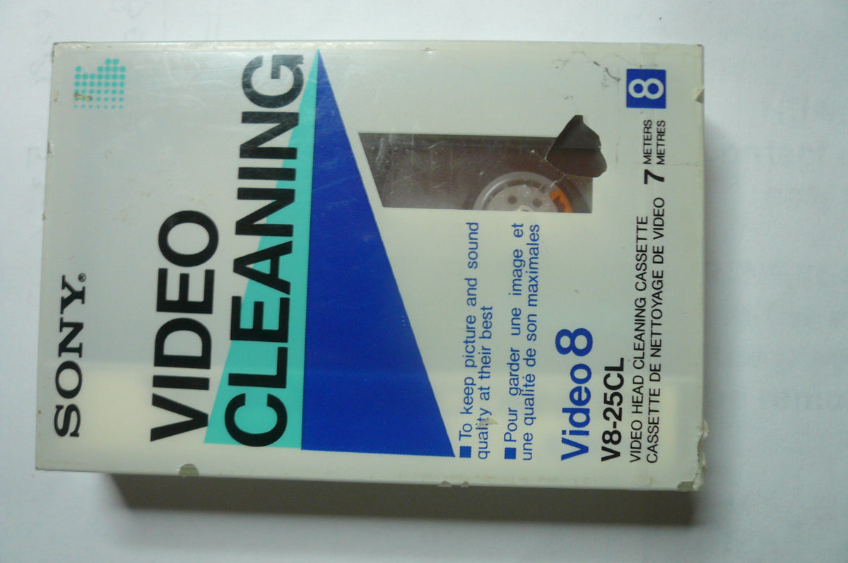 Sony V8-25CL 8mm Hi8 digital8 video head cleaning cassette – I & N ...